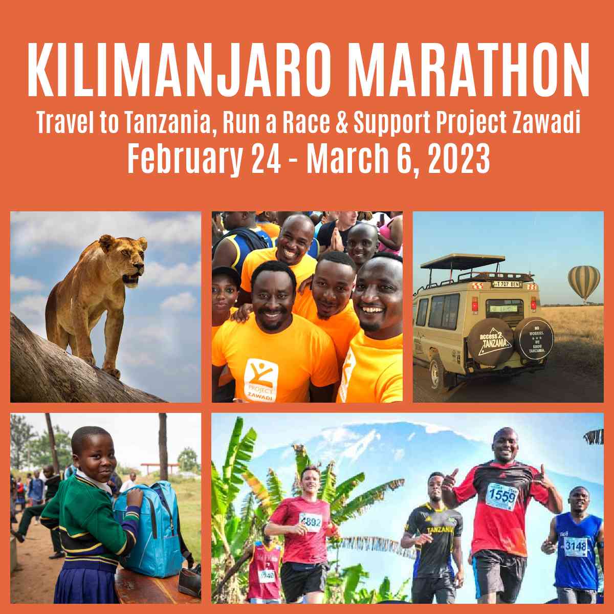 Travel to Tanzania, Run a Race & Support Project Zawadi! – Project Zawadi